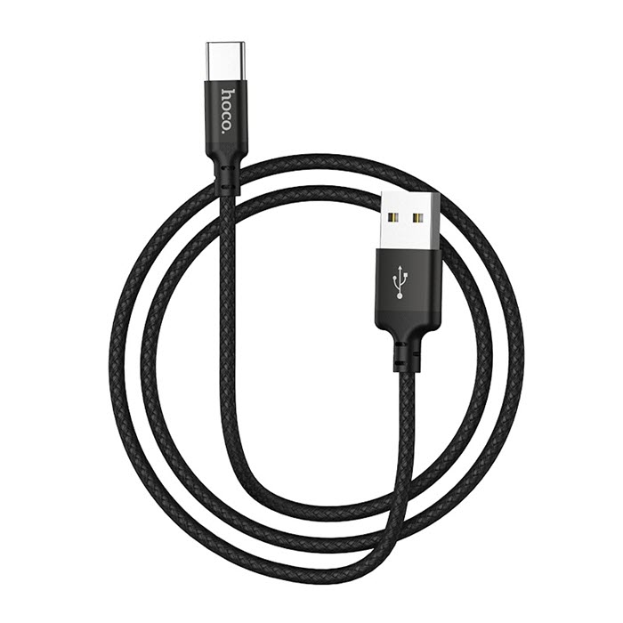 USB Type-C Ladekabel Textilüberzug hoco X14 in Linz kaufen